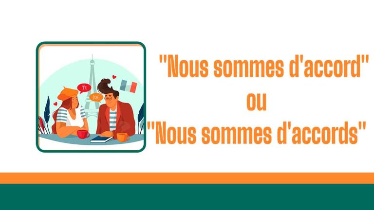 Langue française les fautes fréquentes : "Nous sommes d'accord" ou ...